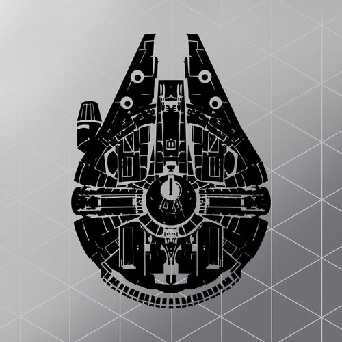 Millennium Falcon Vector DXF SVG PDF for Cnc Glowforge Cricut - Etsy