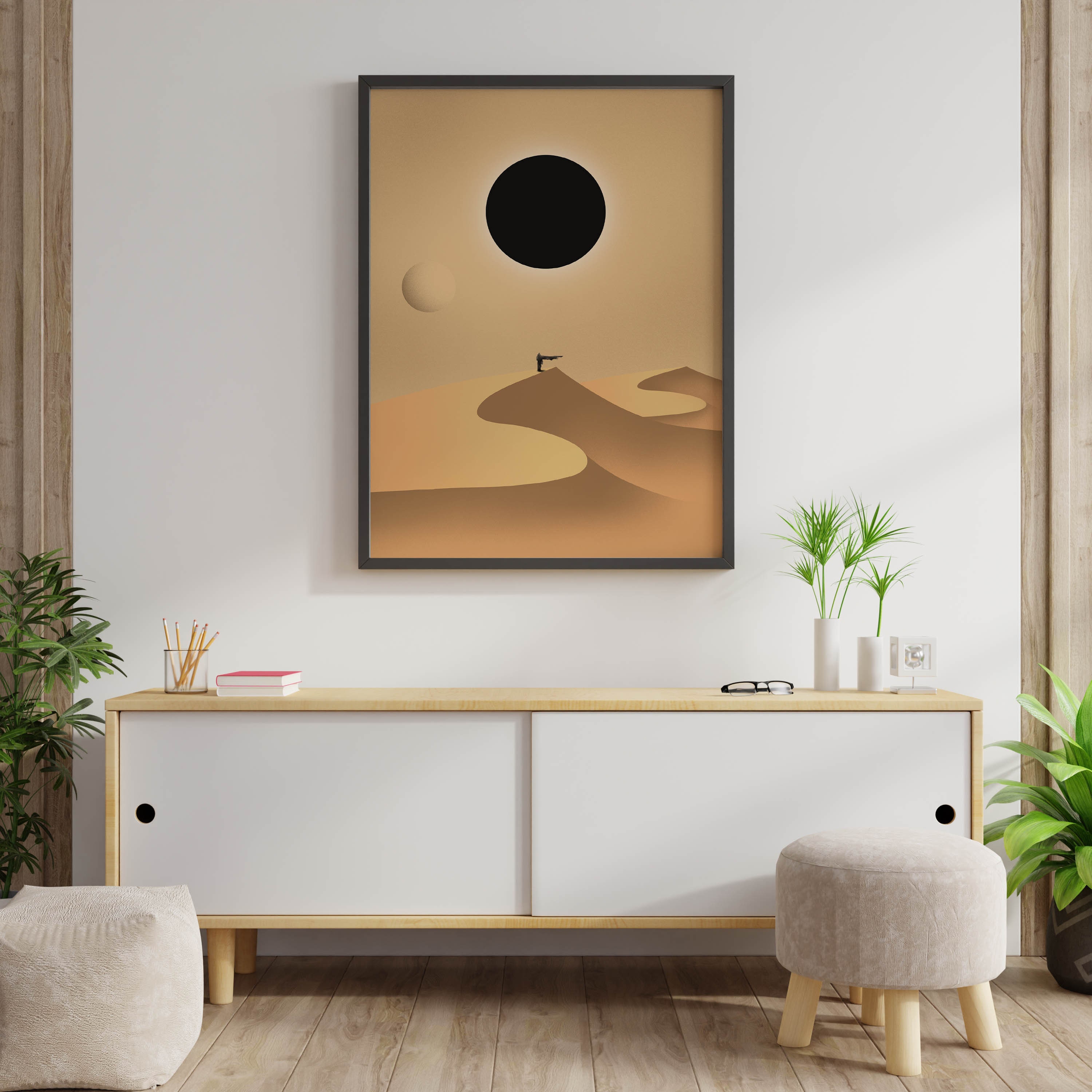 Dune Poster Original Fan Art Arrakis Desert Planet - Etsy UK