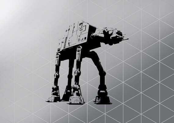 AT-AT SVG Fan Art Svg Digital Download Minimalist Svg | Etsy