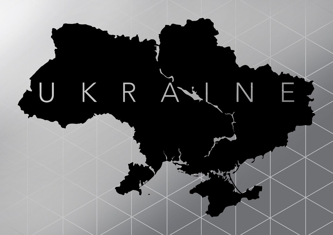 Ukraine SVG Map Ukraine Svg Travel Digital Download Digital - Etsy Canada