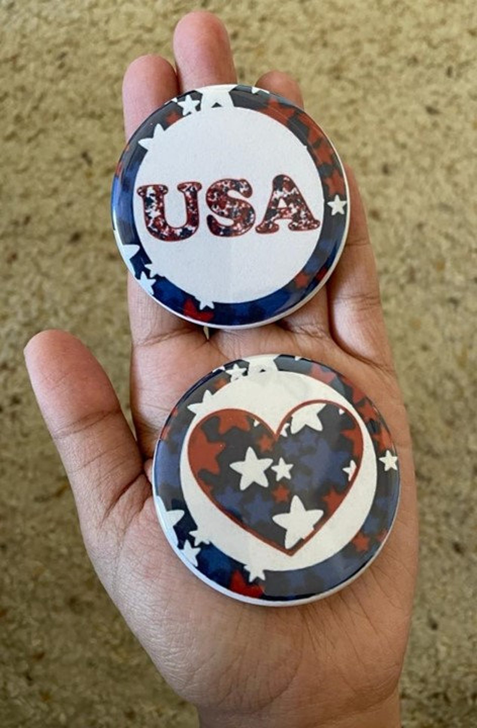 12 Amazing Designs of USA Patriotic Fourth of July Button - Etsy