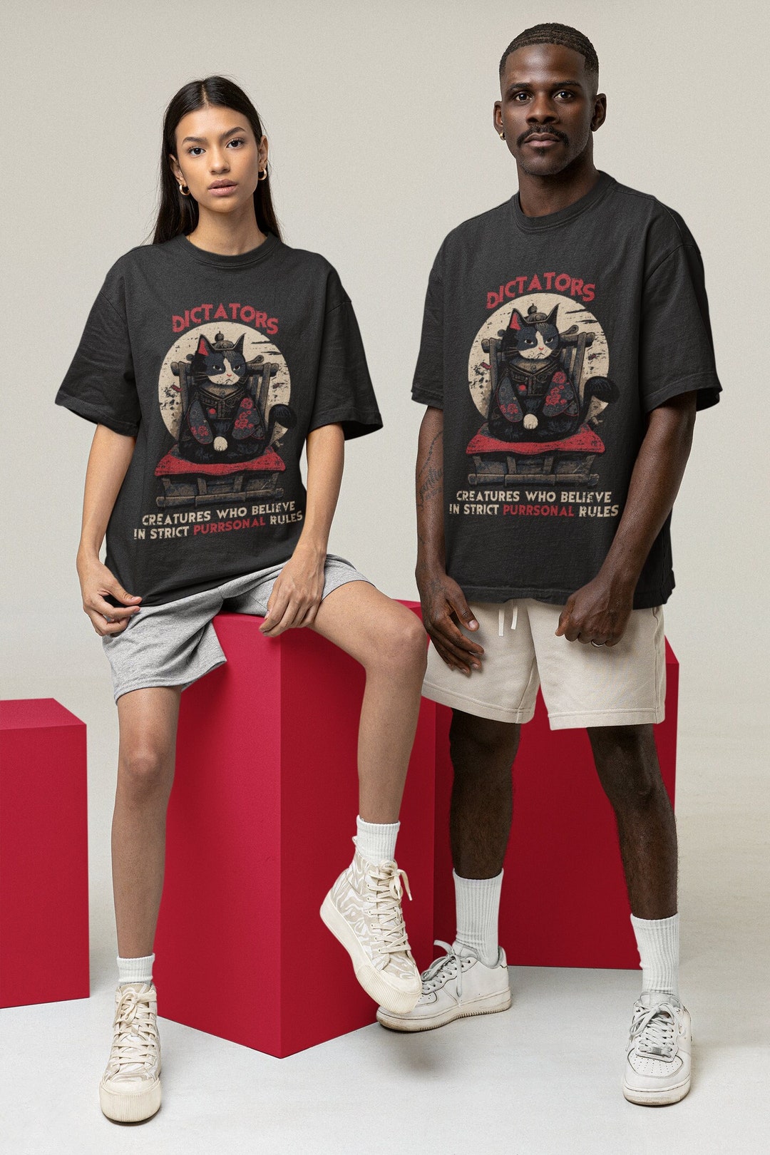 Dictator Cat Unisex Tee - Etsy