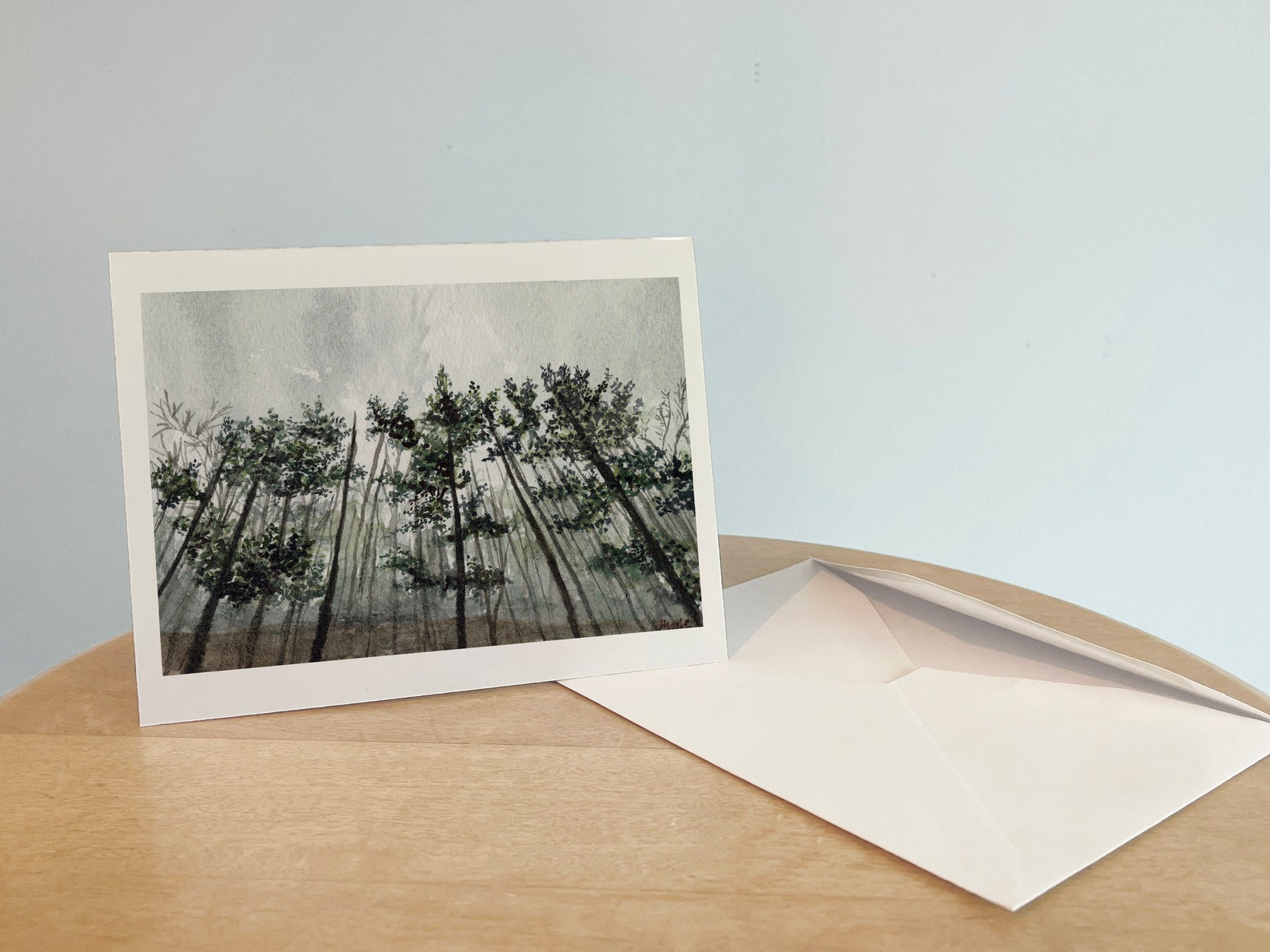 Notecard Set of 6, Forest, Trees, Notecard With Envelopes, I'm Sorry ...