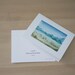 Watercolor Card Landscape Card Set of 6, Notecard Set With Envelope ...