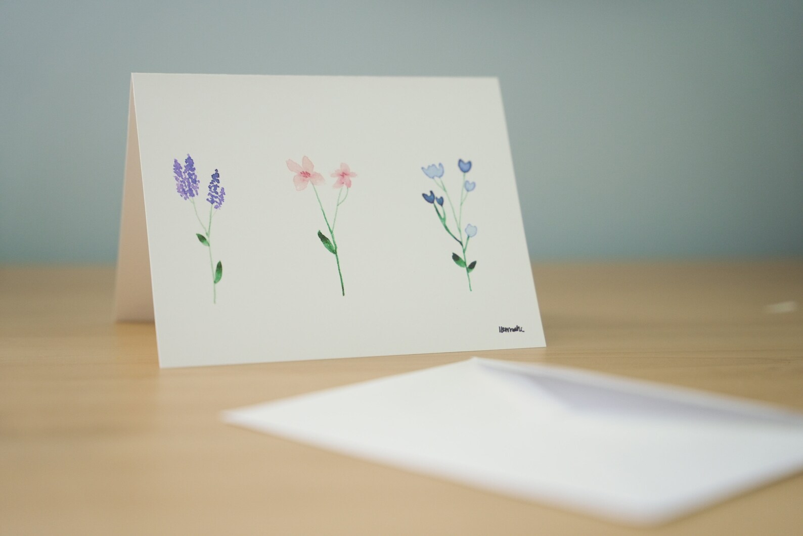 Floral Notecard Set of 6, Flower Notecard With Envelopes, Flower ...