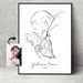 Custom Baby Line Art From Photo - Etsy