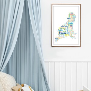 Custom Baby Word Art - Etsy