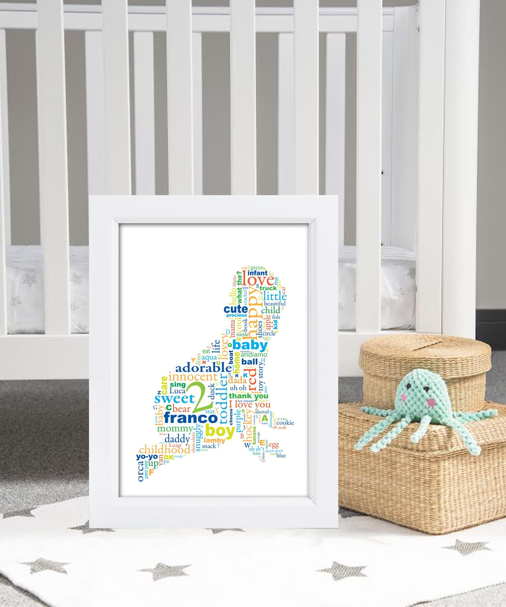 Custom Baby Word Art - Etsy