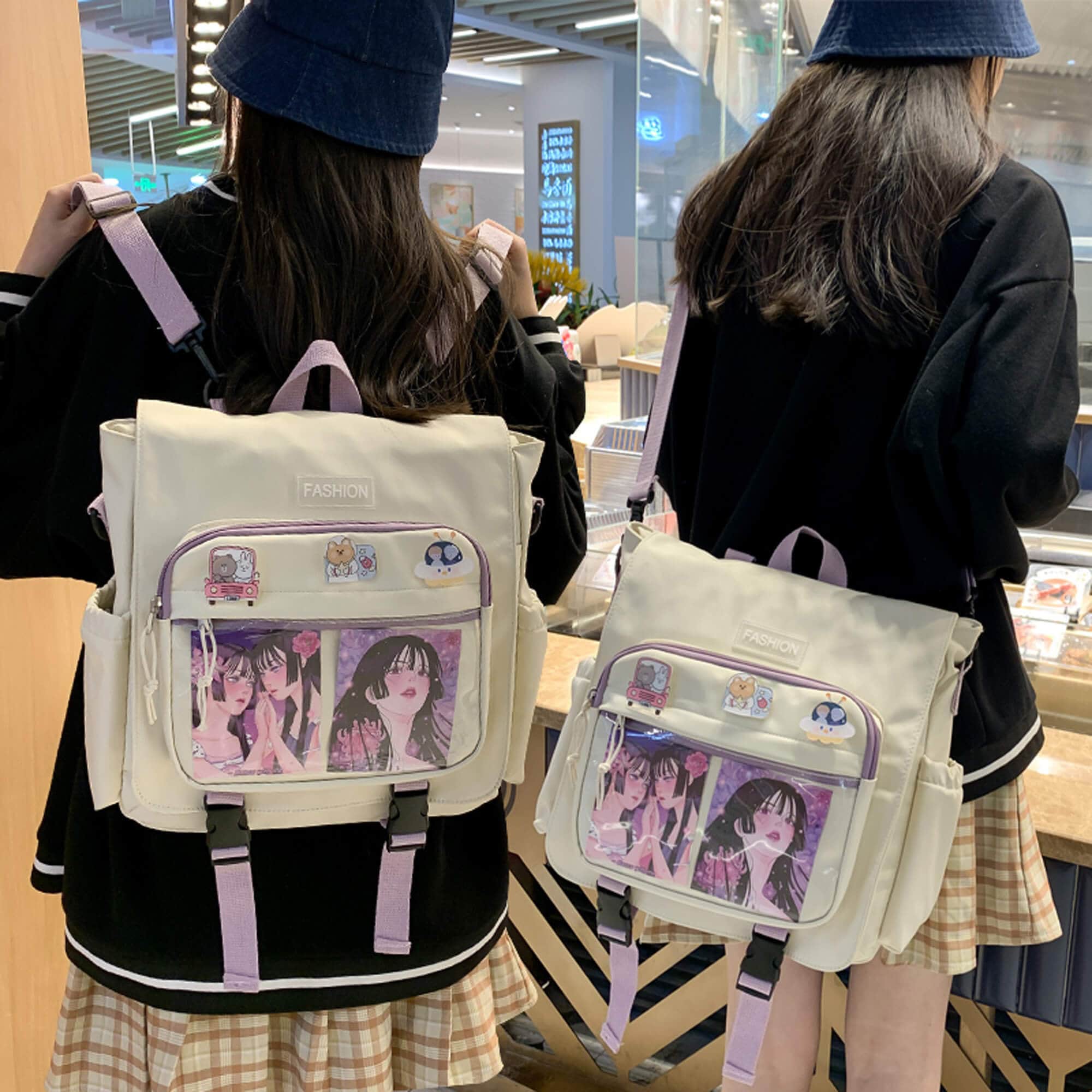 Ita bag Anime Ita Backpack Tote Crossbody Bag Window Clear | Etsy