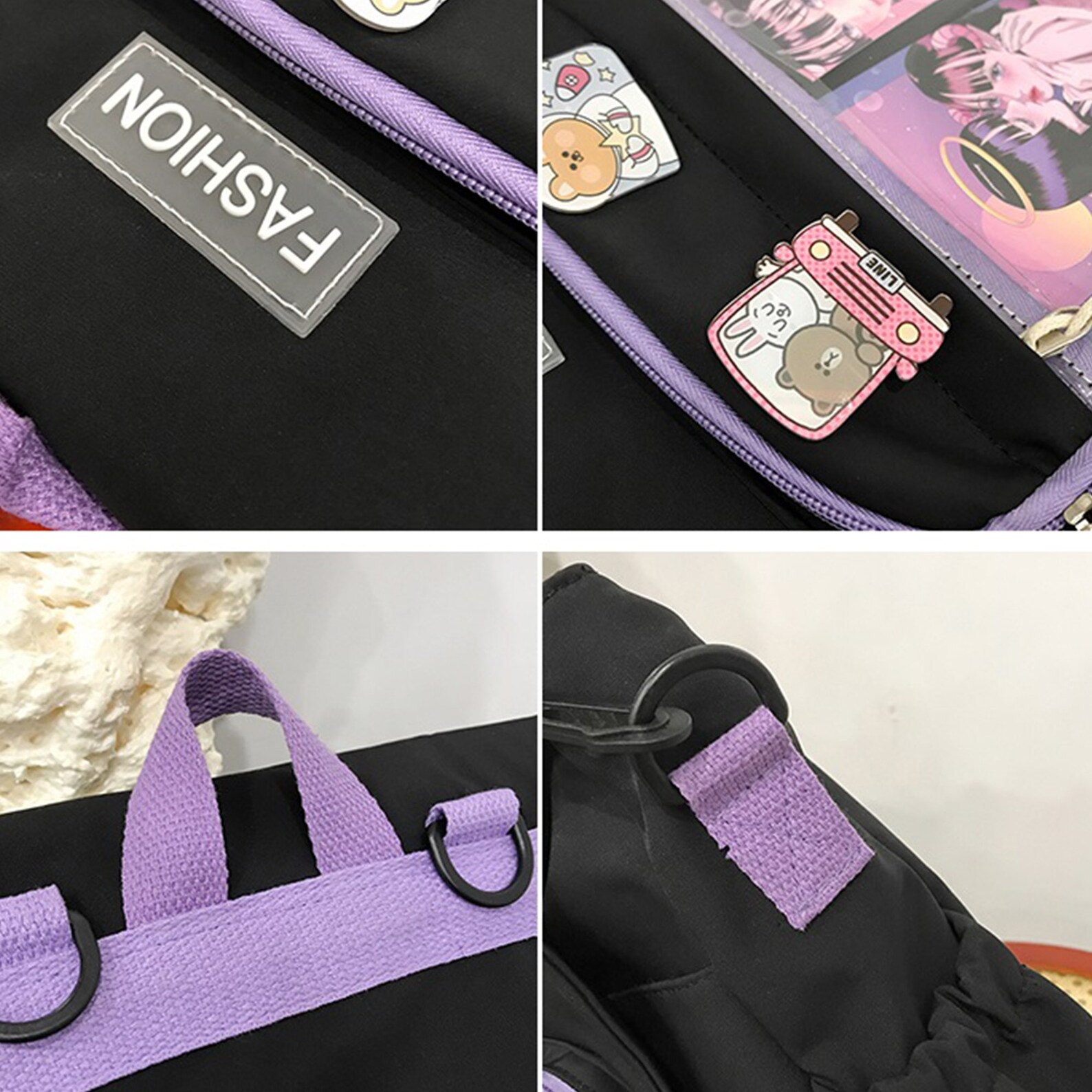 Ita bag Anime Ita Backpack Tote Crossbody Bag Window Clear | Etsy