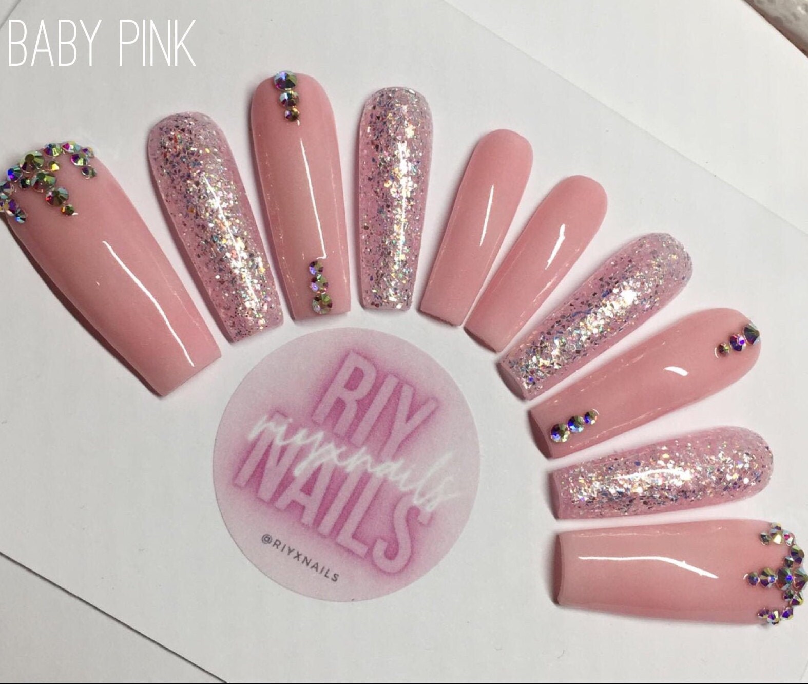Sparkles Glitter Custom Press on Nails available in Any - Etsy UK