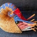 Plush Nautilus Art Toy. Stuffed Sea Creature. Handmade Home Decor ...