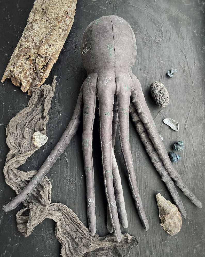 Cthulhu Plush Toy Octopus Stuffed Animal Hp Lovecraft - Etsy