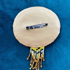 Beaded Brooch Art Painting / Handmade Jewelry / Embroidery Portrait ...