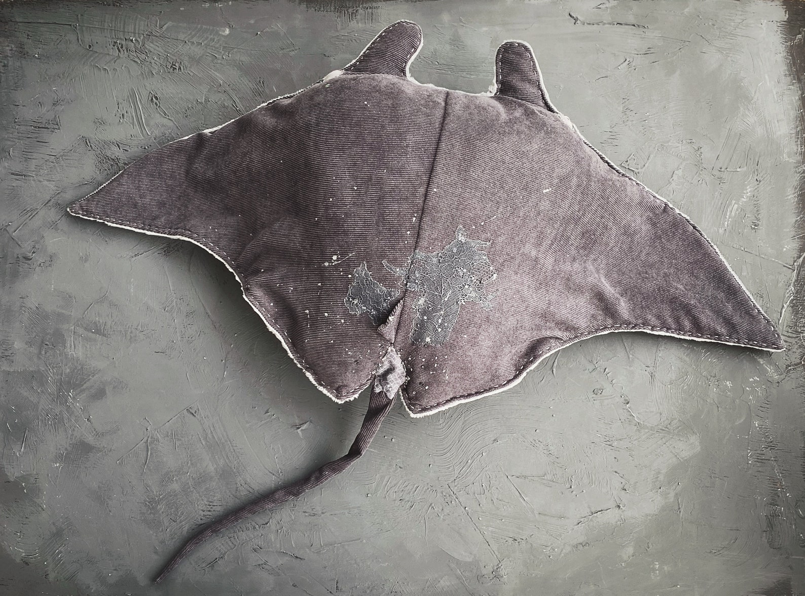 Manta Ray Stuffed Animal Toy, Big Plush Toy, Handmade Home Decor ...