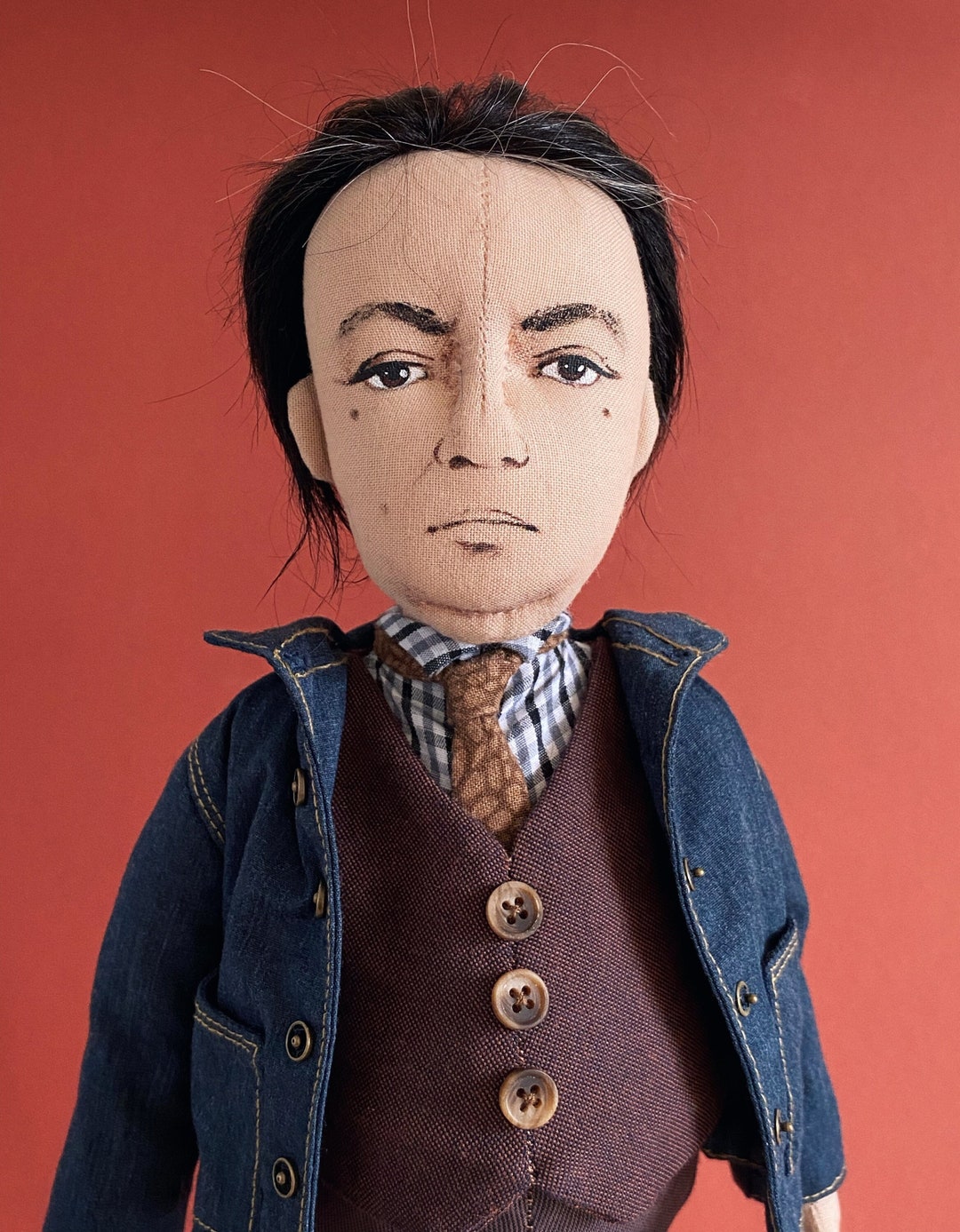 Art Doll Diego, Personalized Gift, Portrait Doll, Artist Doll, OOAK Toy ...