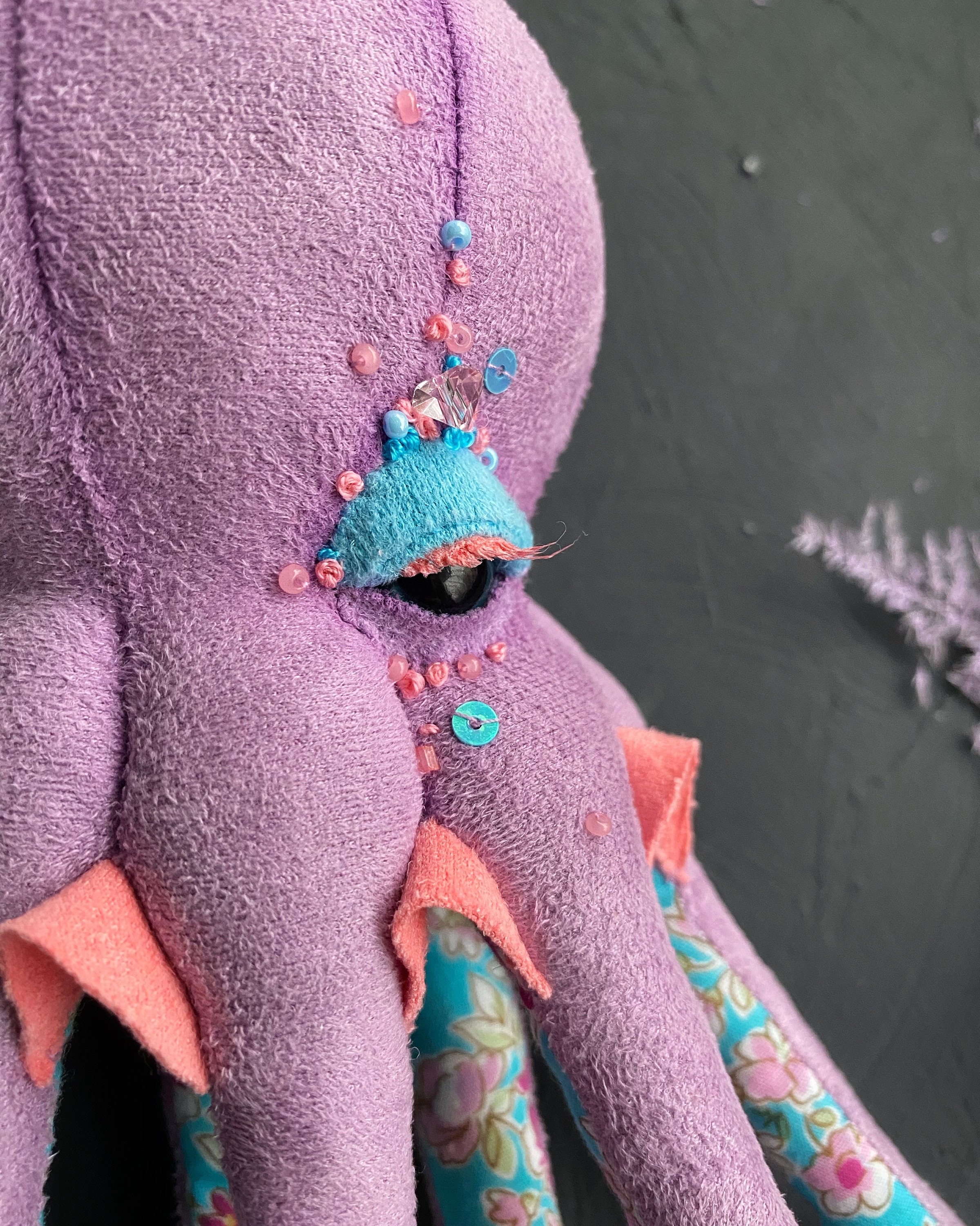 Plush Toy Octopus. Unusual Interior Decor. Unique Gift for a - Etsy