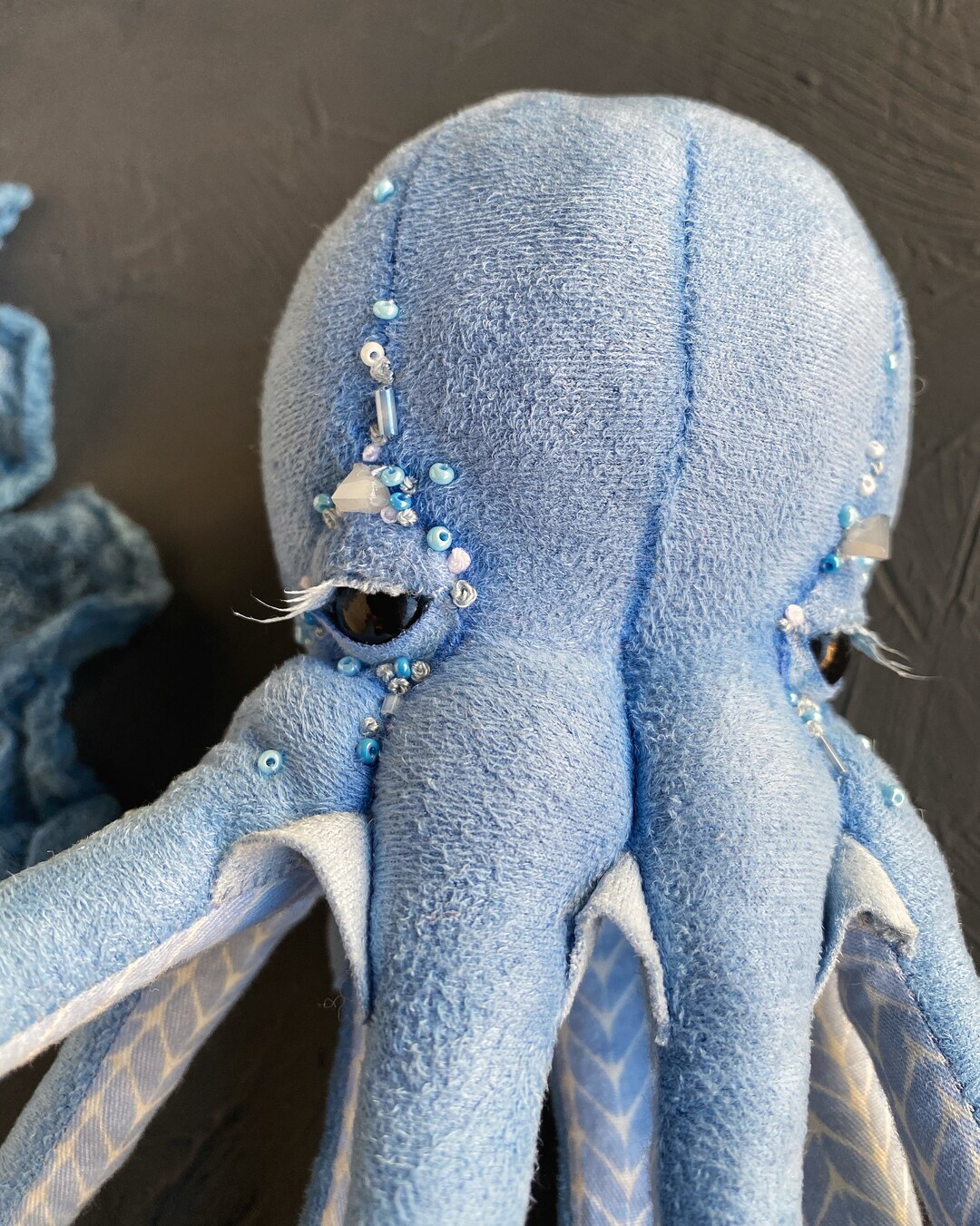 Handmade Blue Octopus Toy. Unique Gift for Friend - Etsy