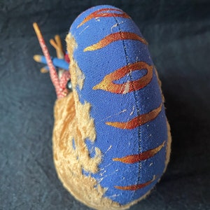 Plush Nautilus Art Toy. Stuffed Sea Creature. Handmade Home Decor ...