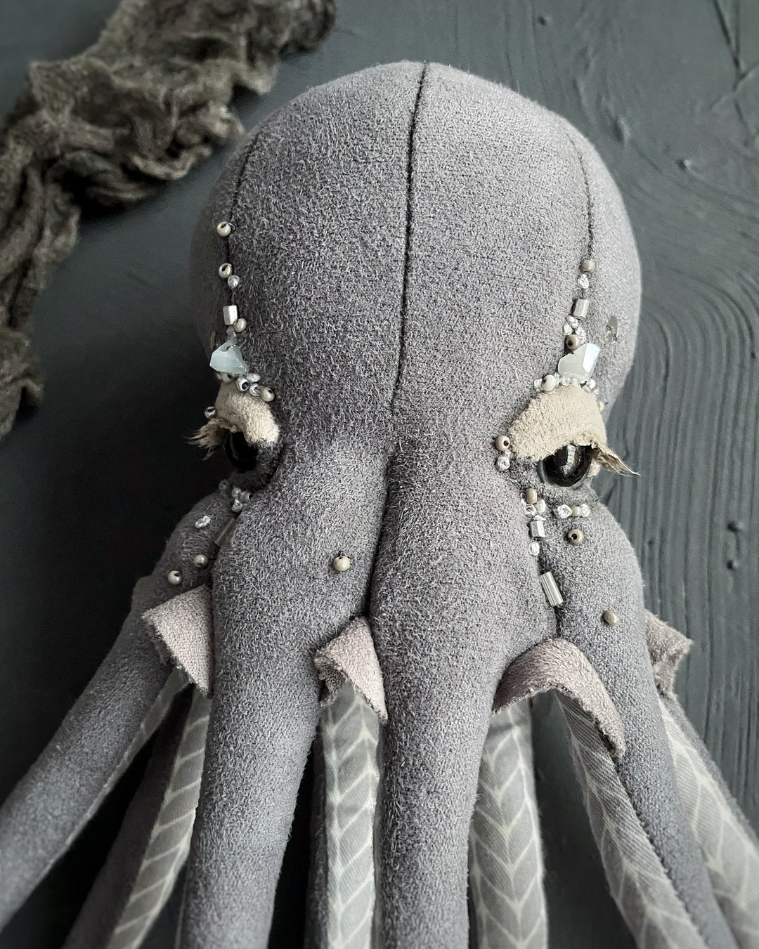 Handmade Textile Octopus Toy. Unique Gift for a Friend - Etsy