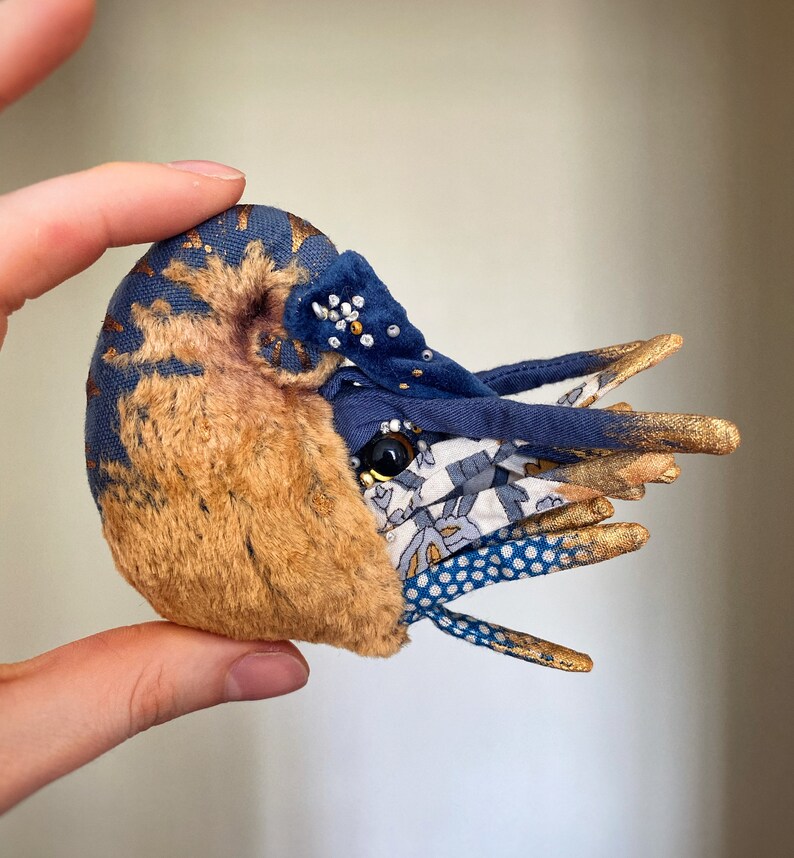 Nautilus Handmade Toy, Cute Plushies, OOAK Doll, Weird Stuff, Unique ...