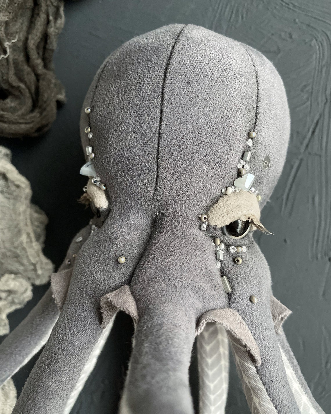 Handmade Textile Octopus Toy. Unique Gift for a Friend - Etsy