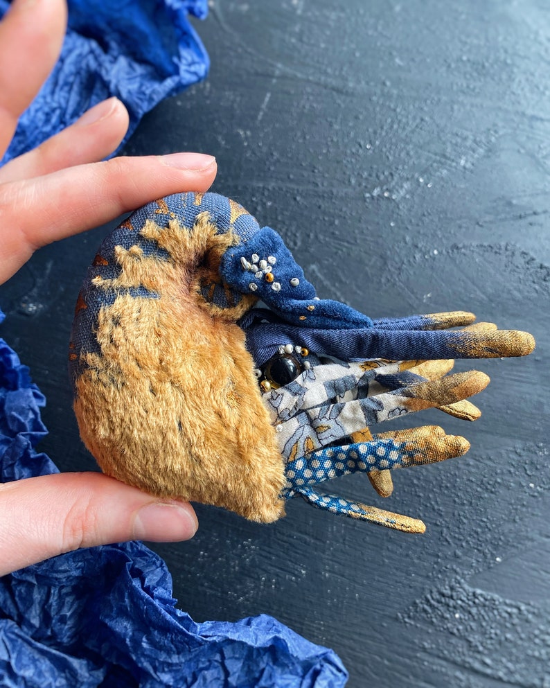 Nautilus Handmade Toy Cute Plushies OOAK Doll Weird Stuff - Etsy