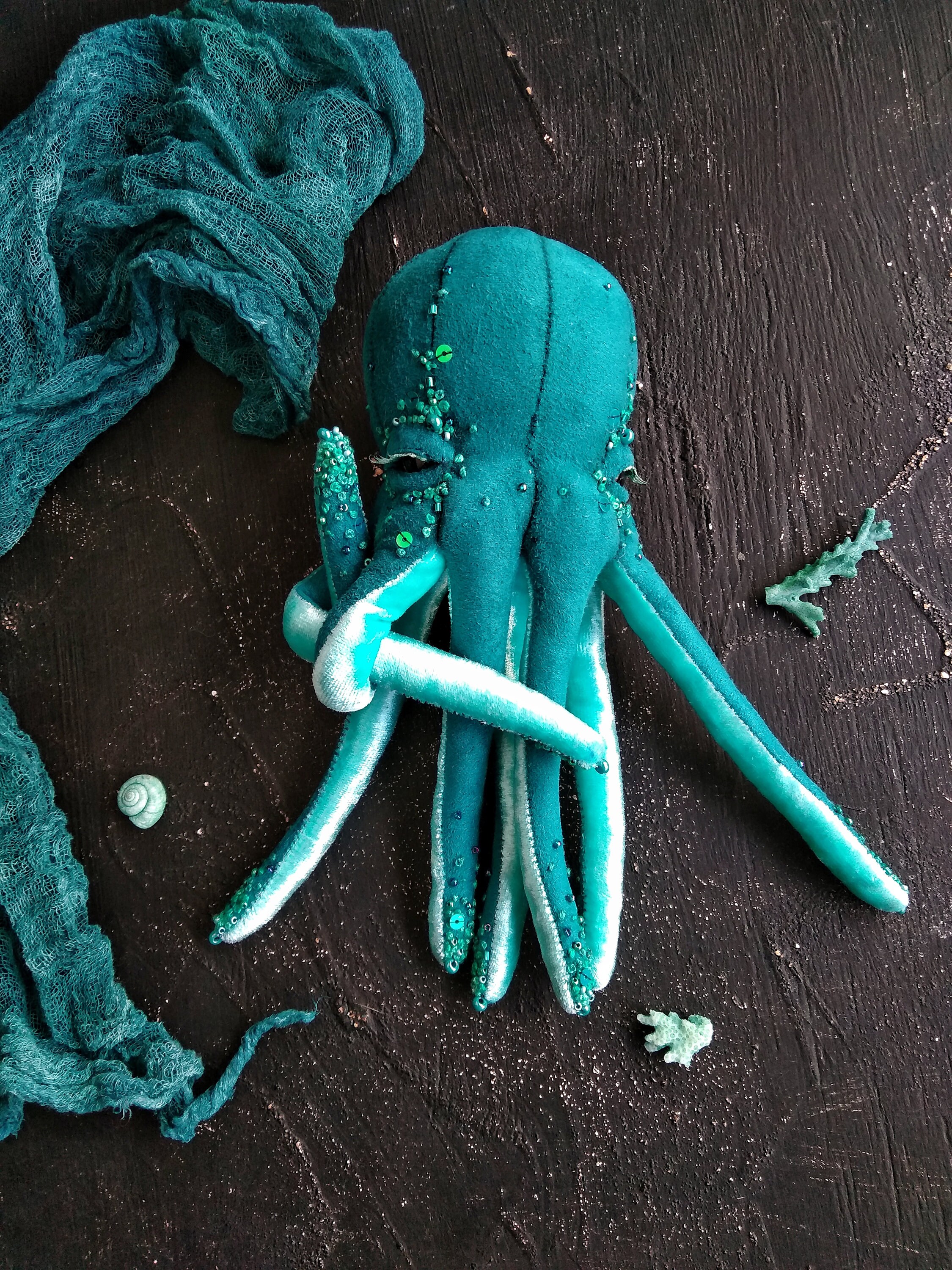 Turquoise Color Octopus / Handmade Octopus/ Octopus Toy - Etsy