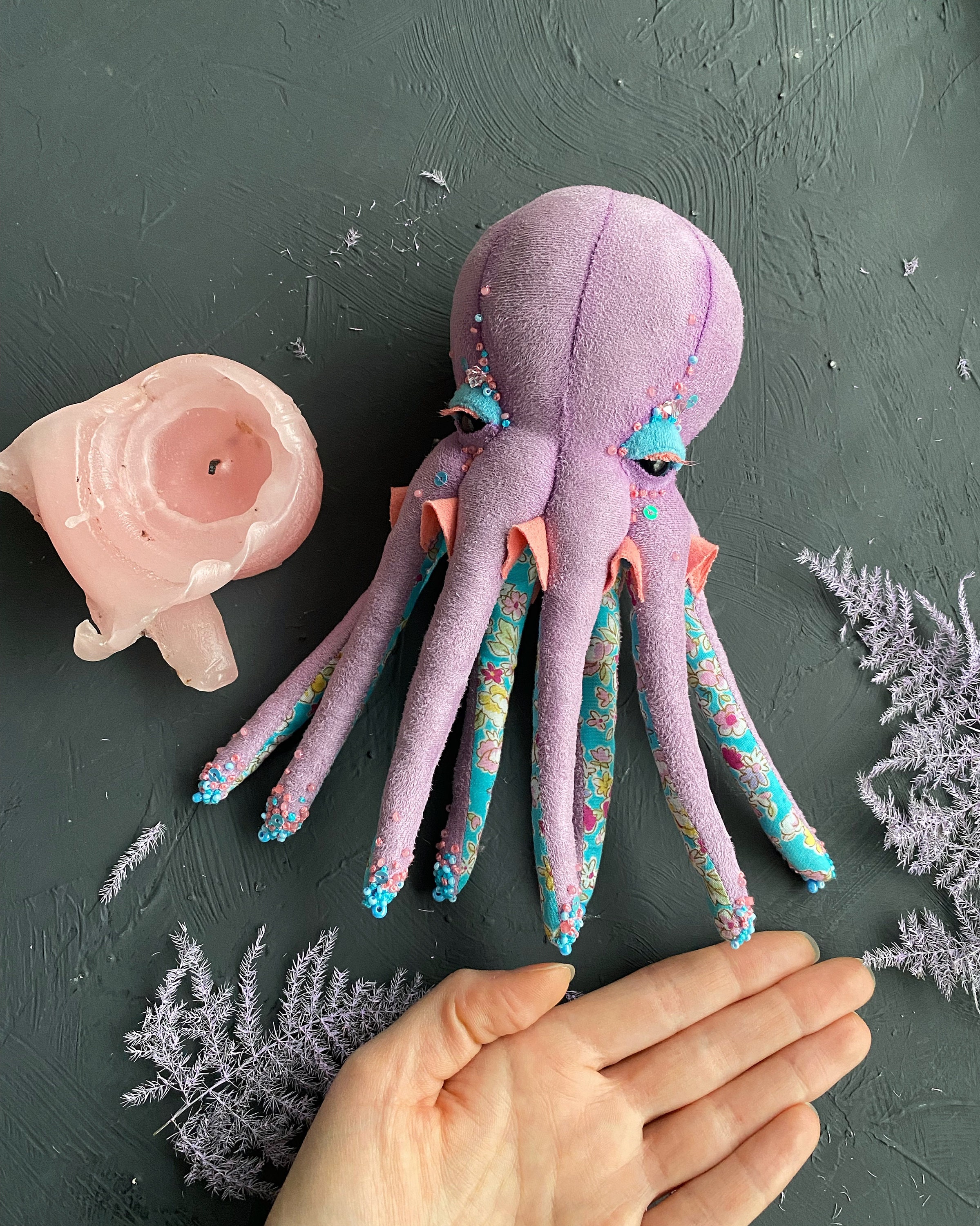 Plush Toy Octopus. Unusual Interior Decor. Unique Gift for a - Etsy
