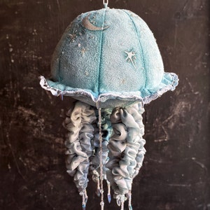 Jellyfish Ocean Nursery Decor/ Handmade Home Decor/ Art Collectible Toy ...
