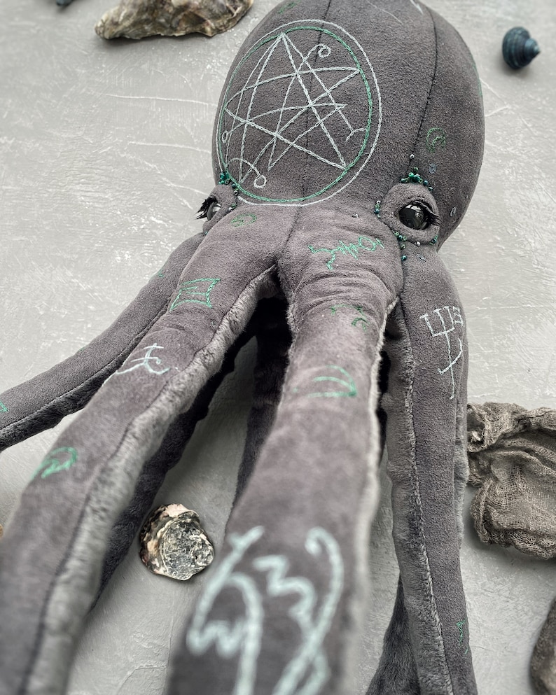 Cthulhu Plush Toy Octopus Stuffed Animal Hp Lovecraft - Etsy