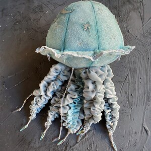 Jellyfish Ocean Nursery Decor/ Handmade Home Decor/ Art Collectible Toy ...