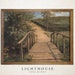 Country Bridge Painting Bridge Wall Decor Country Art - Etsy