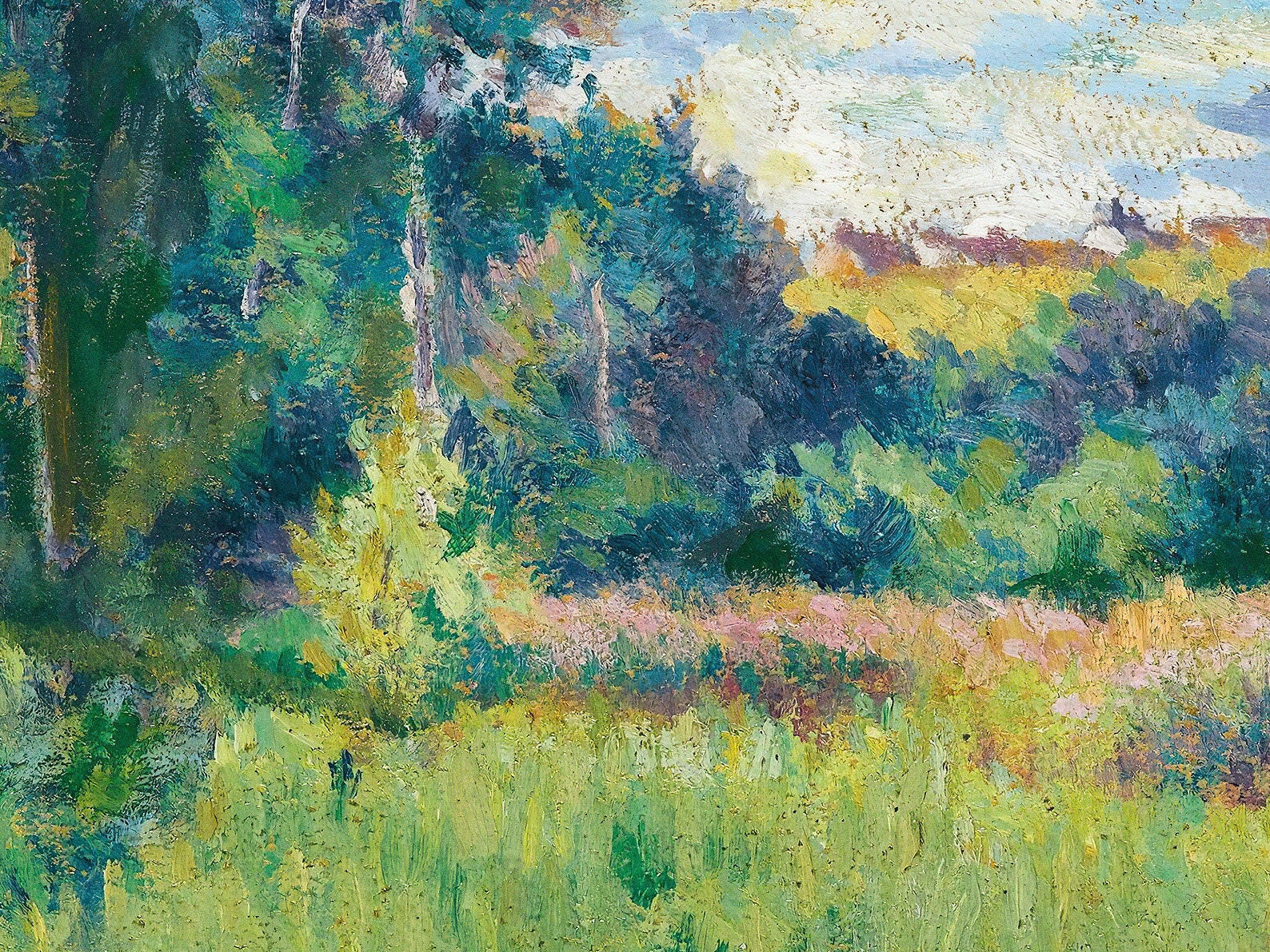 Landscape Painting Nature Vintage Art Trees Art Vintage - Etsy