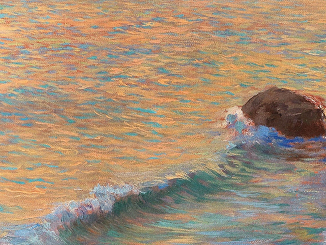 Sea Waves Painting Ocean Waves Art PRINTABLE Digital Art - Etsy