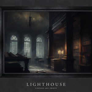 Dark Academia Decor SET of 10 | Goth Decor | Vintage Moody Dark ...