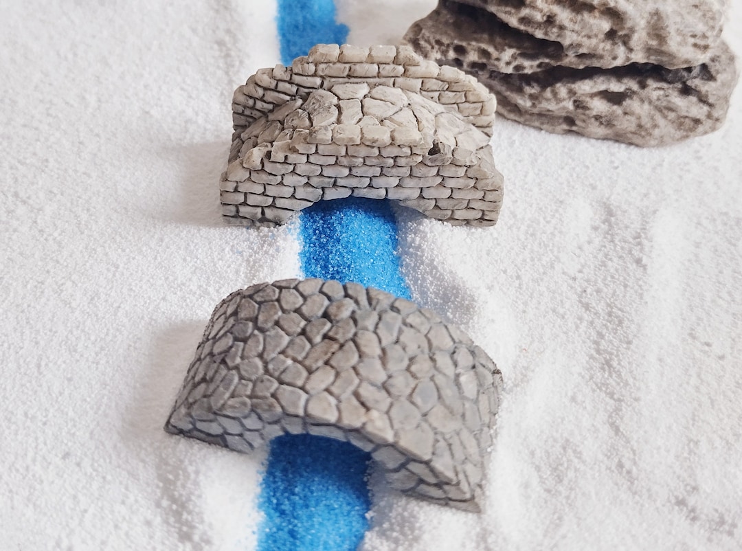 Miniature Bridges / Faux Stone Made of Resin Mixture / Ideal for ...