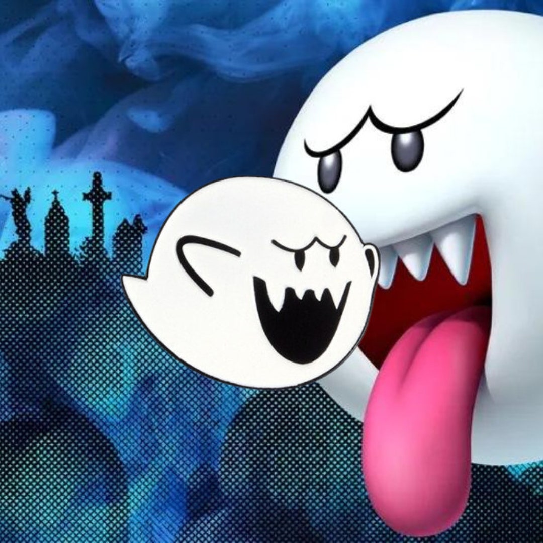 Super Mario Boo Enamel Pin - Etsy