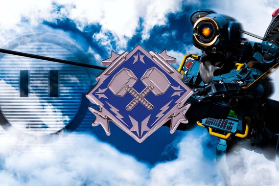 Apex Legends 4K Damage Badge Enamel Pin - Gem