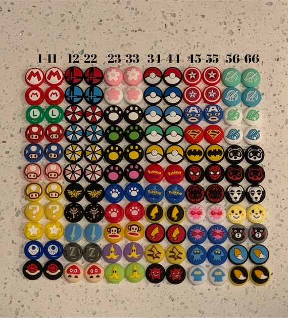 Nintendo Switch lite Thumb Grips 60 Designs Etsy UK
