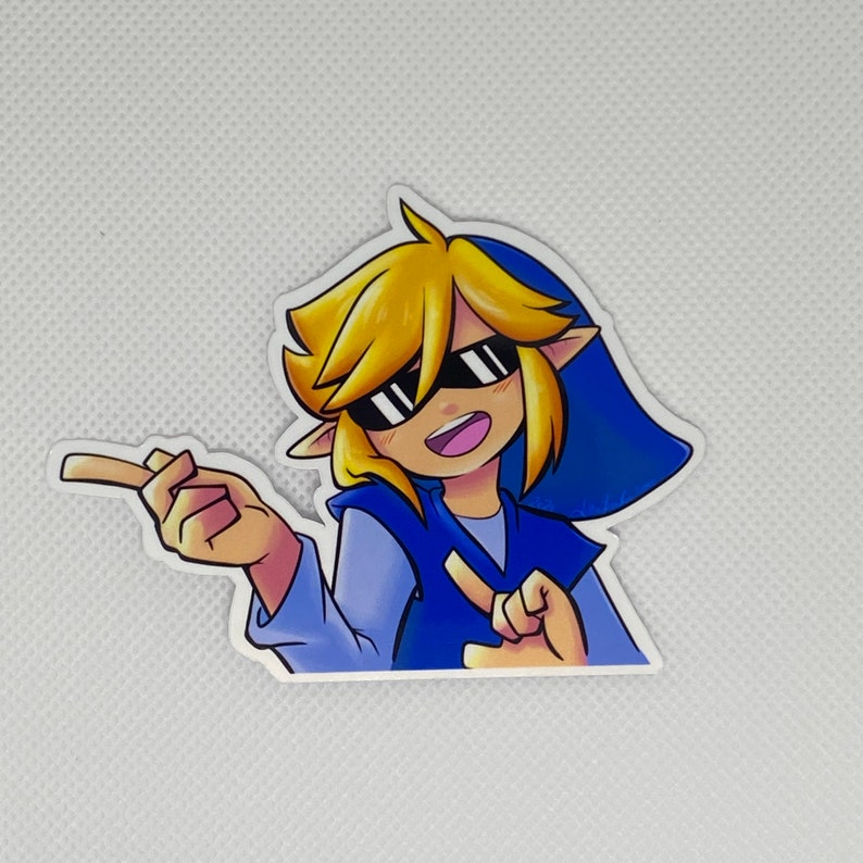 Legend of Zelda: Four Swords | U JUST MAD | 3in Vinyl Stickers - Etsy
