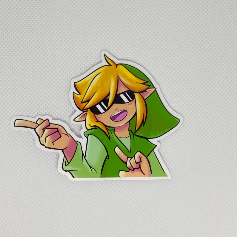Legend of Zelda: Four Swords | U JUST MAD | 3in Vinyl Stickers - Etsy