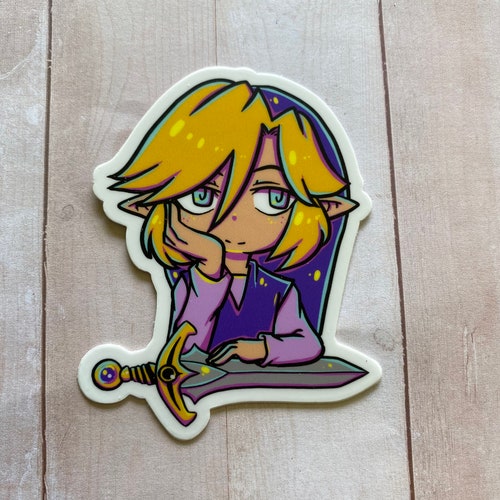 Legend of Link Fanart Sticker - Etsy