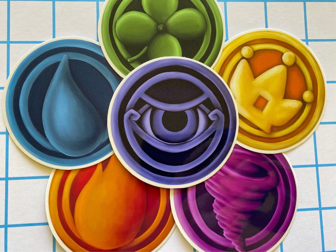 Legend of Zelda Minish Cap Kinstones 3inch Vinyl Stickers - Etsy