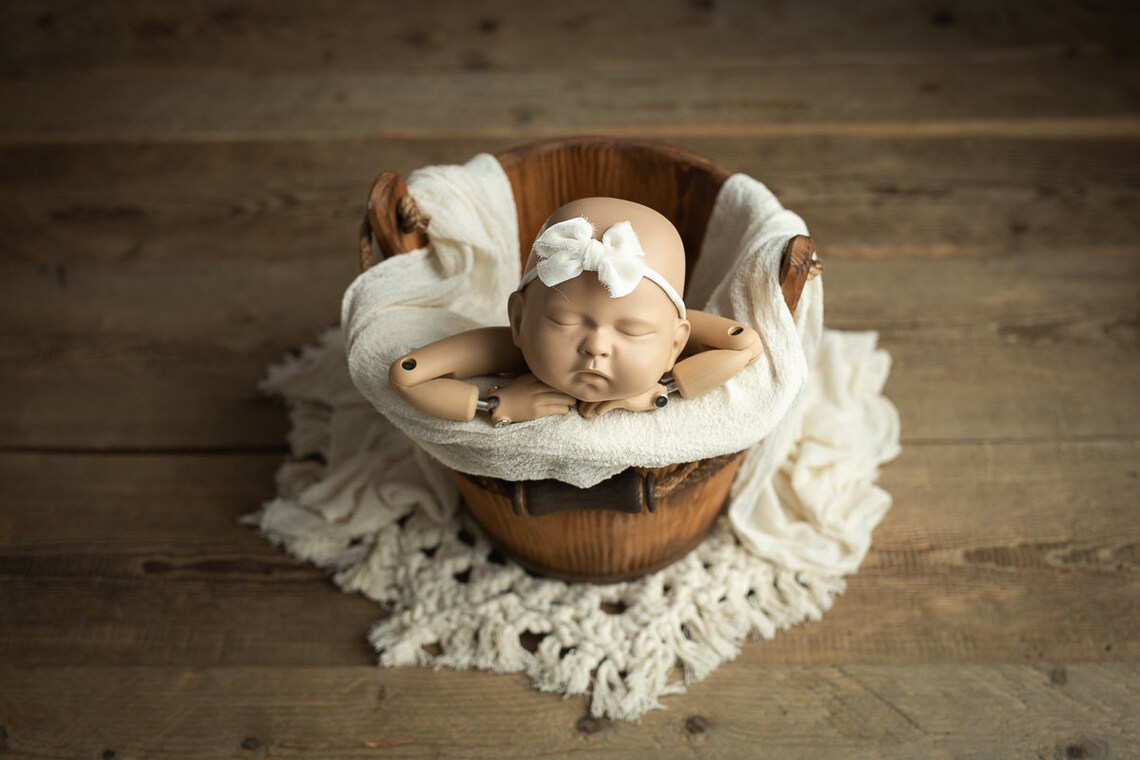 Newborn Wood Bucketnewborn Bucketnewborn Bowlnewborn Wooden - Etsy