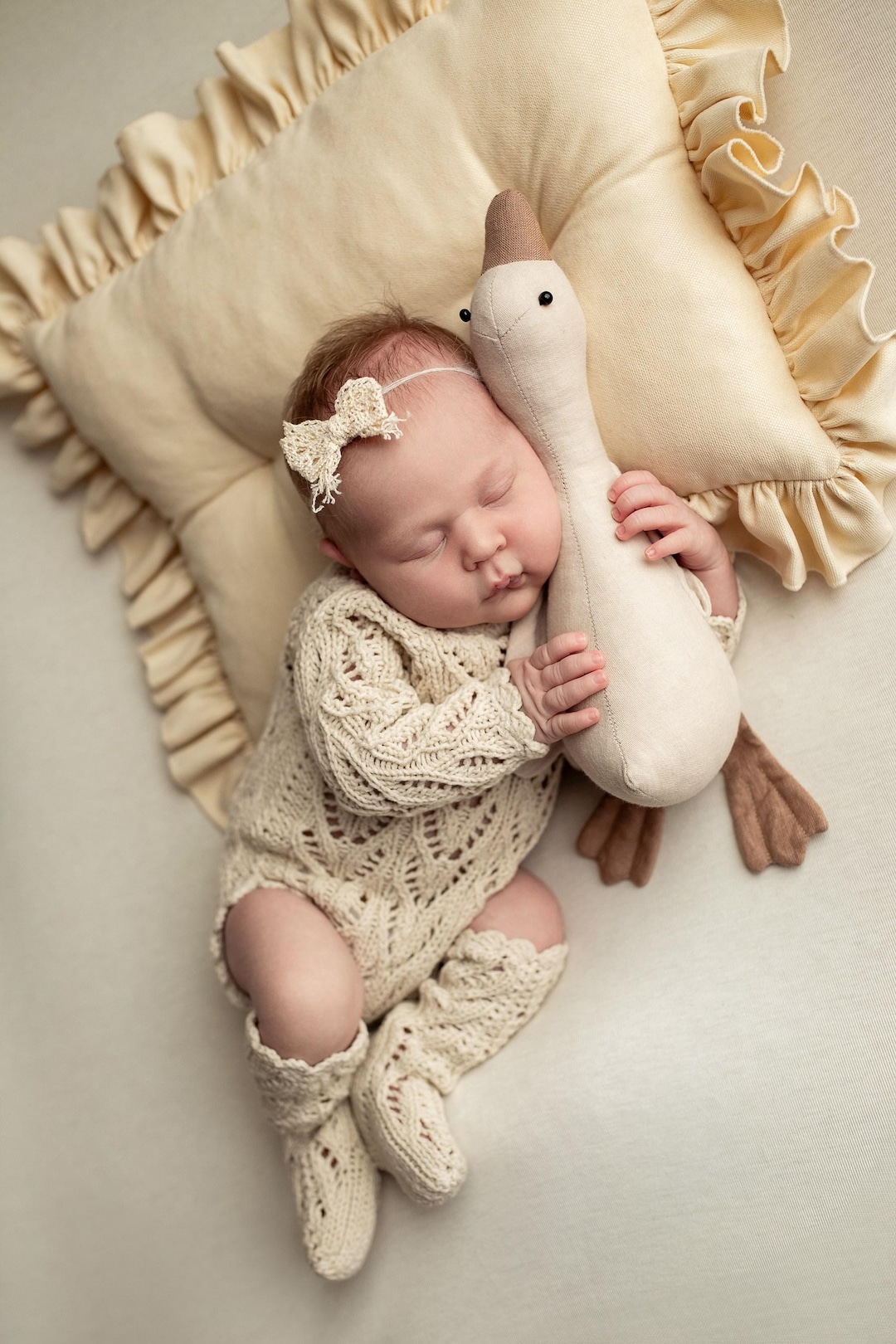 Newborn Duck Photo Prop, Newborn Goose Toy,posing Toy for Newborn Photo ...