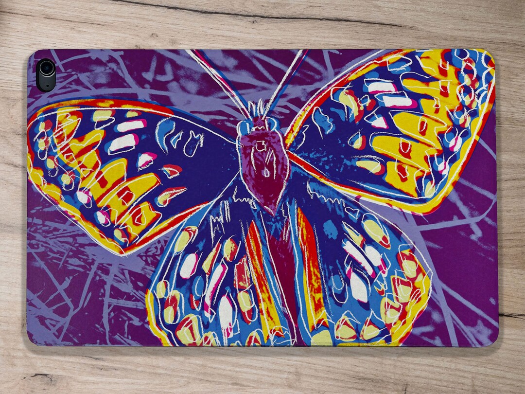 Butterfly iPad Case With Pencil Holder iPad Air Case M2 iPad Pro 12.9 ...