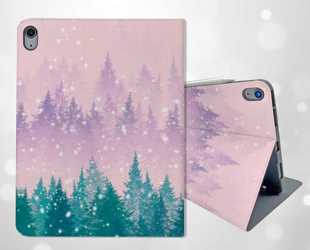Forest Tree iPad Case With Pencil Holder iPad Air Case M2 iPad Pro 12.9 ...