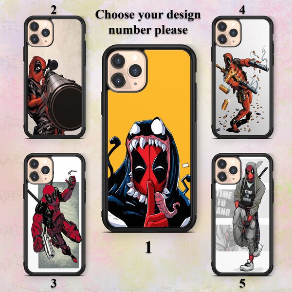 Deadpool iPhone Case - Etsy