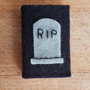 Graveyard, Halloween Themed Matchboxes, Ghosts and Headstones, Handmade ...